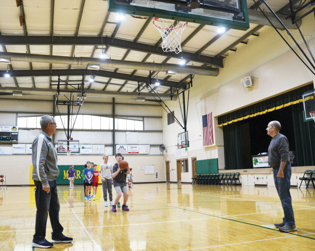 Showing basketball skills: Knights of Columbus hold annual free throw ...